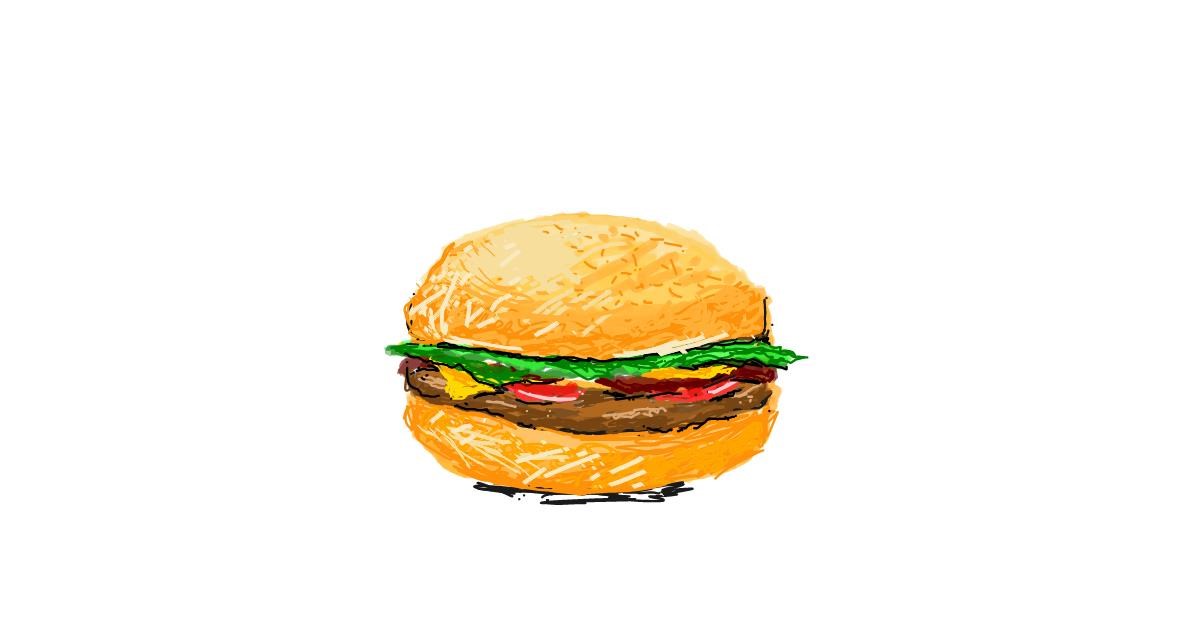 Watch eliada draw Burger!
