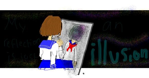 Drawing of Mirror by Mary - Drawize Gallery!