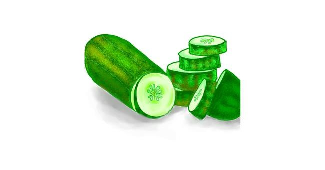 Drawing of Cucumber by Keke •_• - Drawize Gallery!