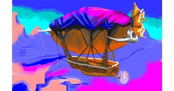 Drawing of Zeppelin by Herbert - Drawize Gallery!