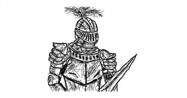 Drawing of Knight by Nicko - Drawize Gallery!