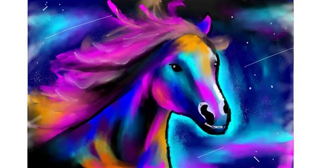 Konj - crtež od autora: neko - Drawize galerija!