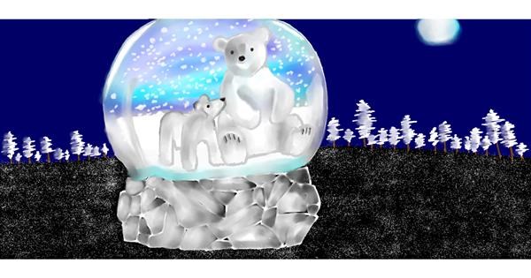 Drawing of Snow globe by Kim - Drawize Gallery!