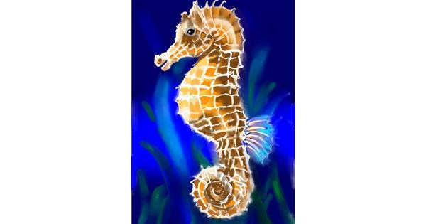 Drawing of Seahorse by ⋆su⋆vinci彡 - Drawize Gallery!
