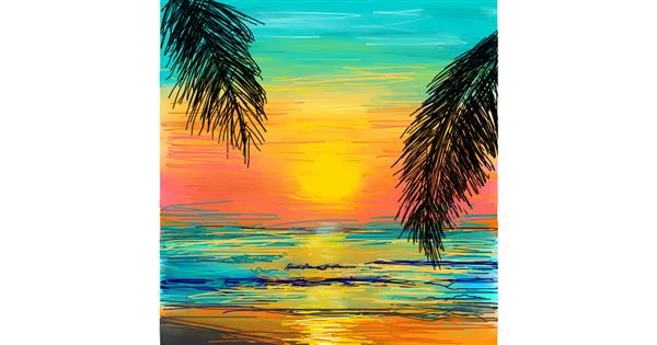 Drawing of Sunset by KayXXXlee - Drawize Gallery!