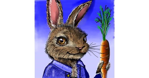 Drawing of Rabbit by Leah - Drawize Gallery!