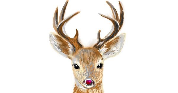 Drawing of Reindeer by ⋆su⋆vinci彡 - Drawize Gallery!