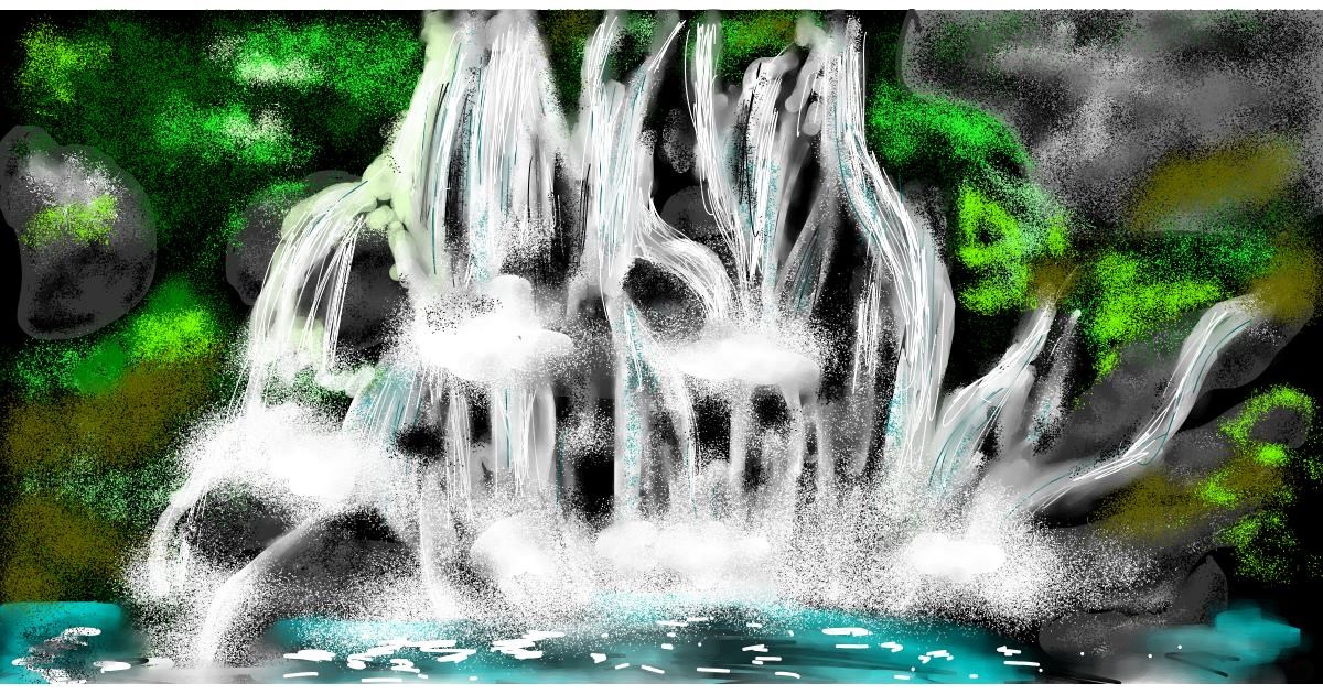 Watch Eclat de Lune draw Waterfall!