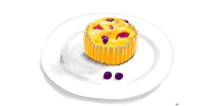 Drawing of Muffin by flowerpot - Drawize Gallery!