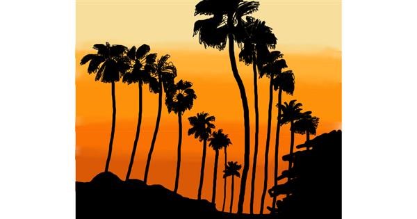 Drawing of Palm tree by UmbrellaAcademy - Drawize Gallery!