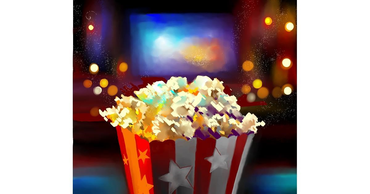 Watch Moon draw Popcorn!