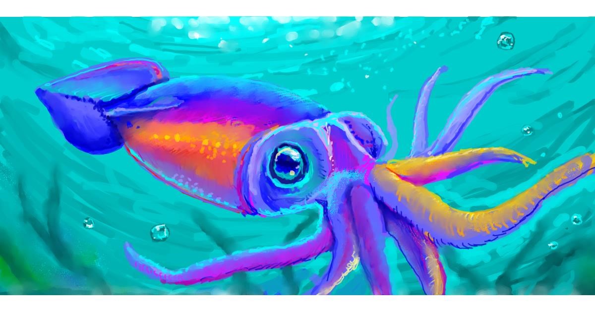 Watch Ghost draw Squid!