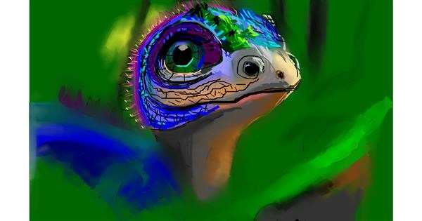Drawing of Dinosaur by Herbert - Drawize Gallery!