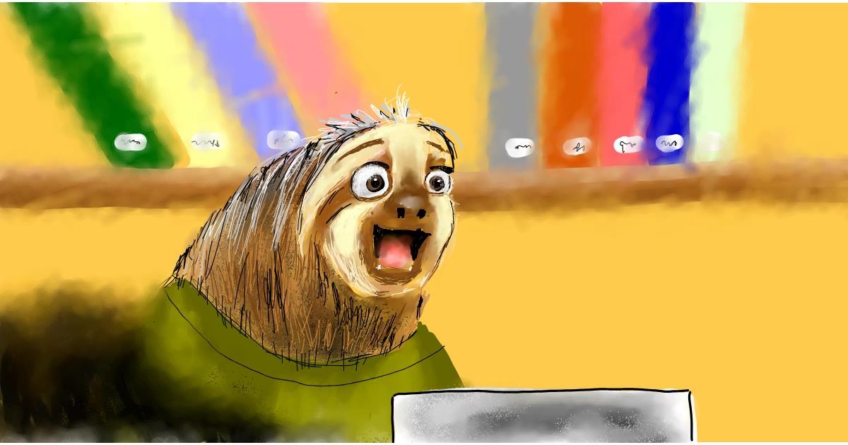 Watch Eclat de Lune draw Sloth!