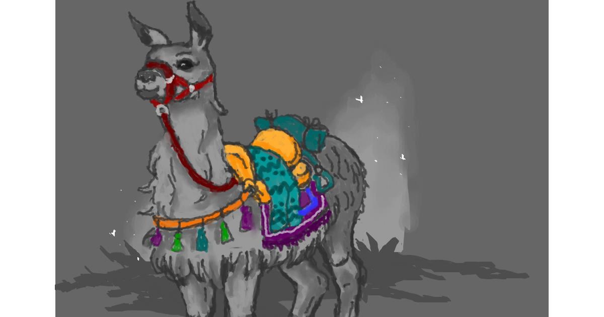 Watch sara draw Llama!