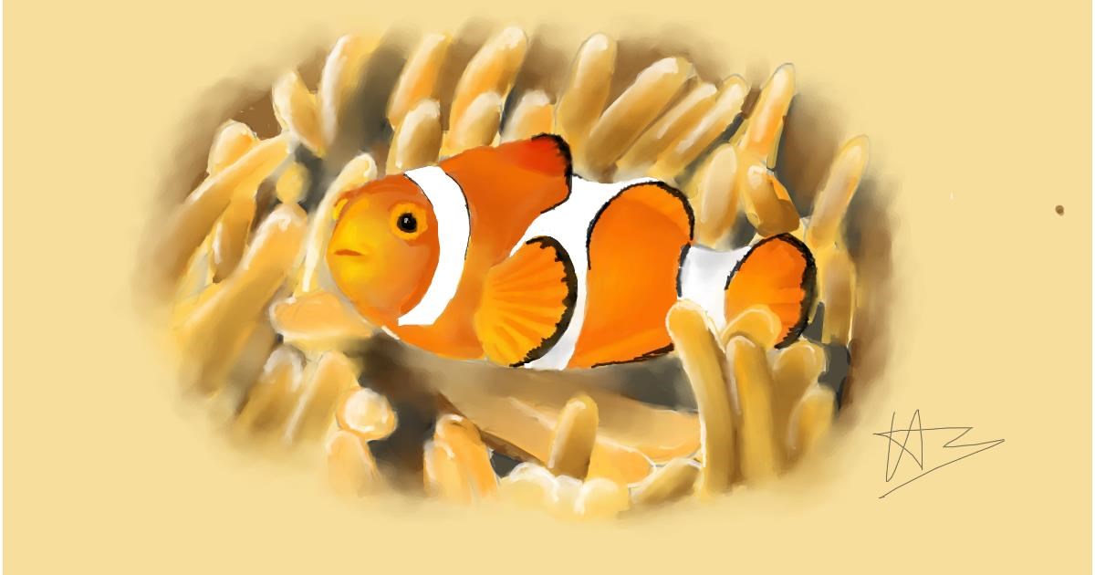Watch Mila draw Clownfish!
