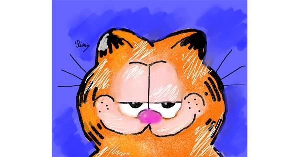Drawing of Garfield by BlackCat - Drawize Gallery!