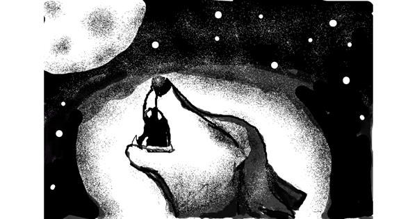 Vuk - crtež od autora: sky - Drawize galerija!