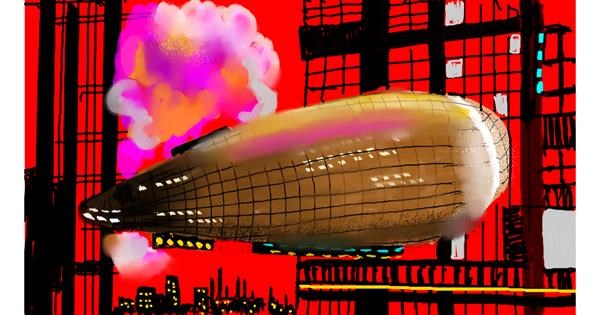 Drawing of Zeppelin by SAM AKA MARGARET - Drawize Gallery!