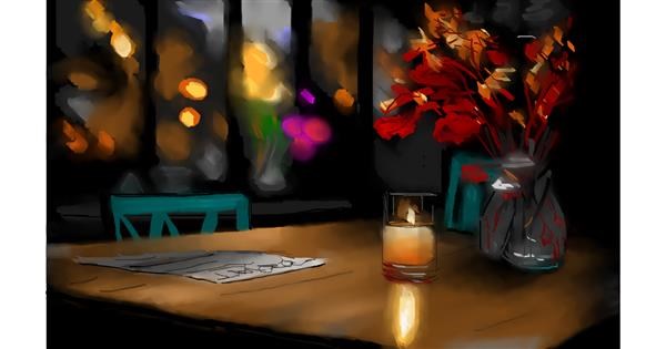 Drawing of Table by Herbert - Drawize Gallery!