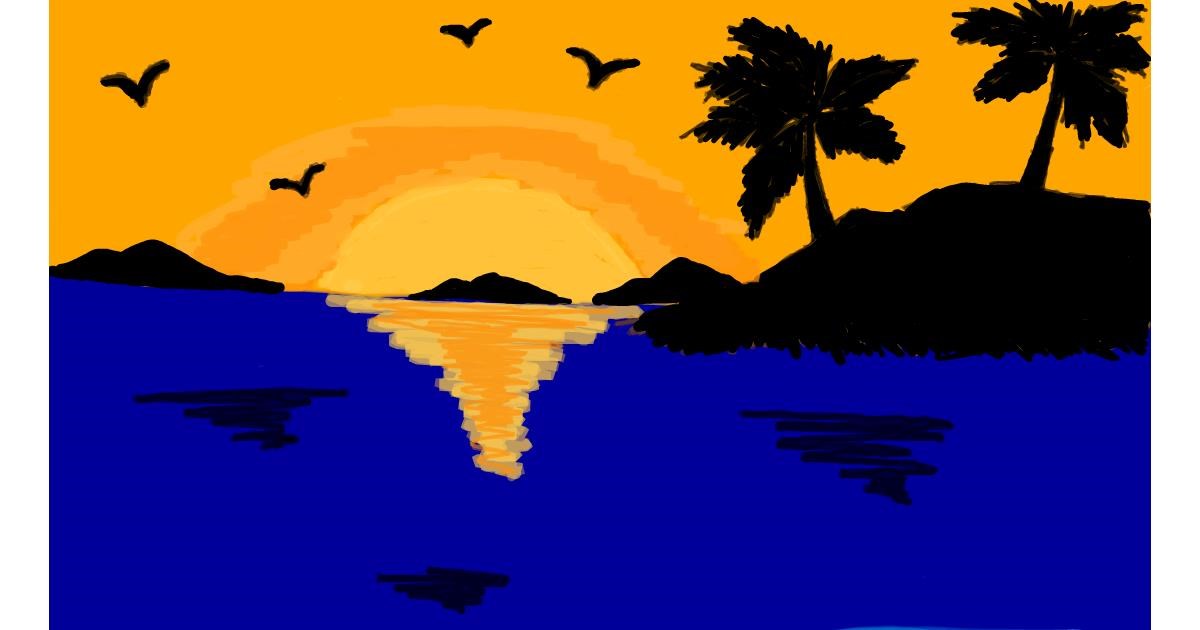 Watch Emy draw Island!