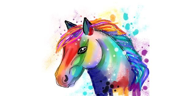 Konj - crtež od autora: Cookie - Drawize galerija!