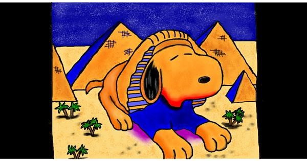 Drawing of Sphinx by InessA - Drawize Gallery!