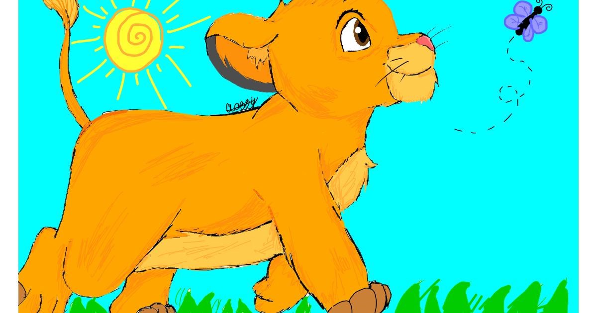 Lion King Simba Drawing