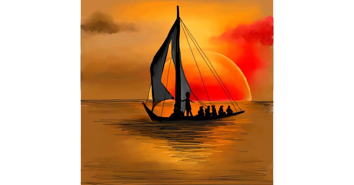 Watch Keke •_• draw Sailboat!
