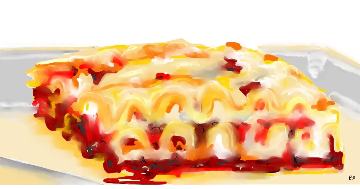 Lasagna Drawing - Gallery and How to Draw Videos!