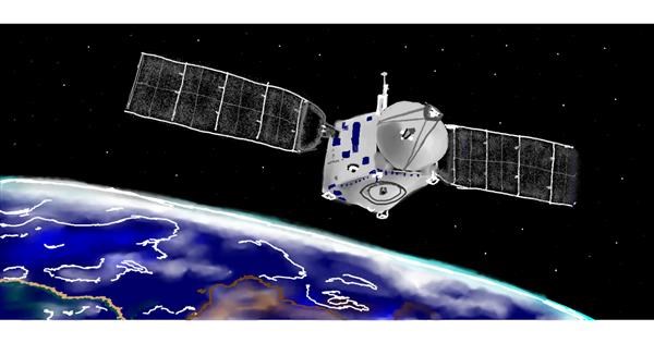 Drawing of Satellite by Kim - Drawize Gallery!
