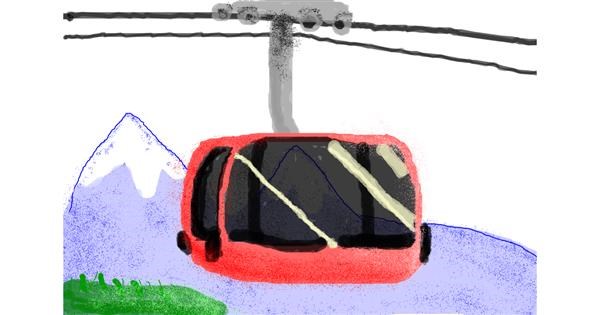 Cable car Drawing by Mari - Draw and Guess Gallery!
