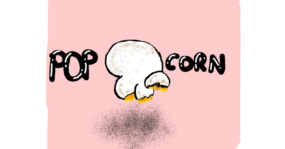 Watch Christine 2 draw Popcorn!