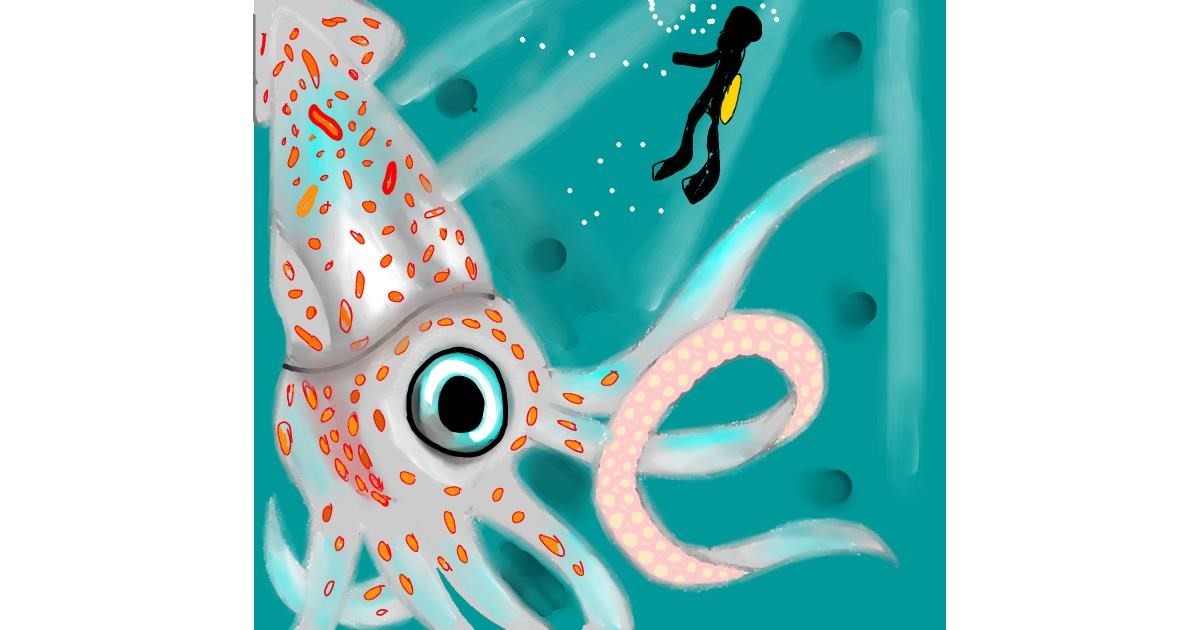 Watch Gzell draw Squid!
