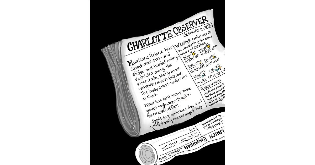 Newspaper Drawing - Gallery and How to Draw Videos!