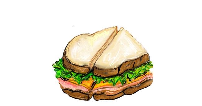 Drawing of Sandwich by KayXXXlee - Drawize Gallery!