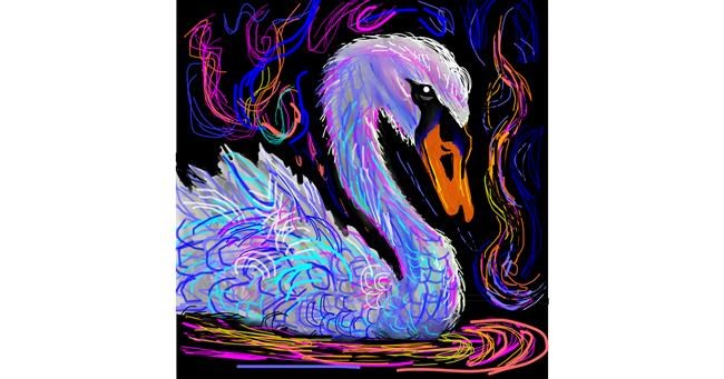 Labud - crtež od autora: KayXXXlee - Drawize galerija!