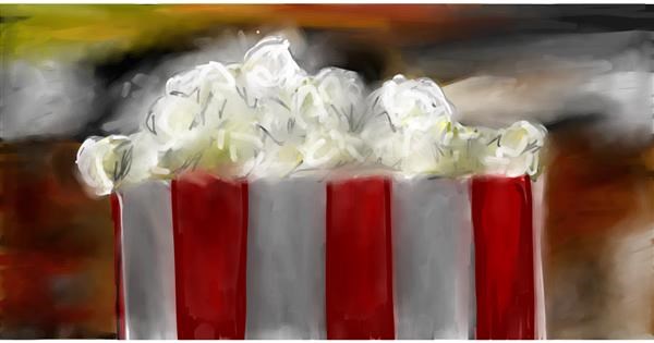 Drawing of Popcorn by Mia - Drawize Gallery!
