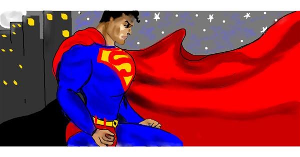 Drawing of Superman by DebbyLee - Drawize Gallery!
