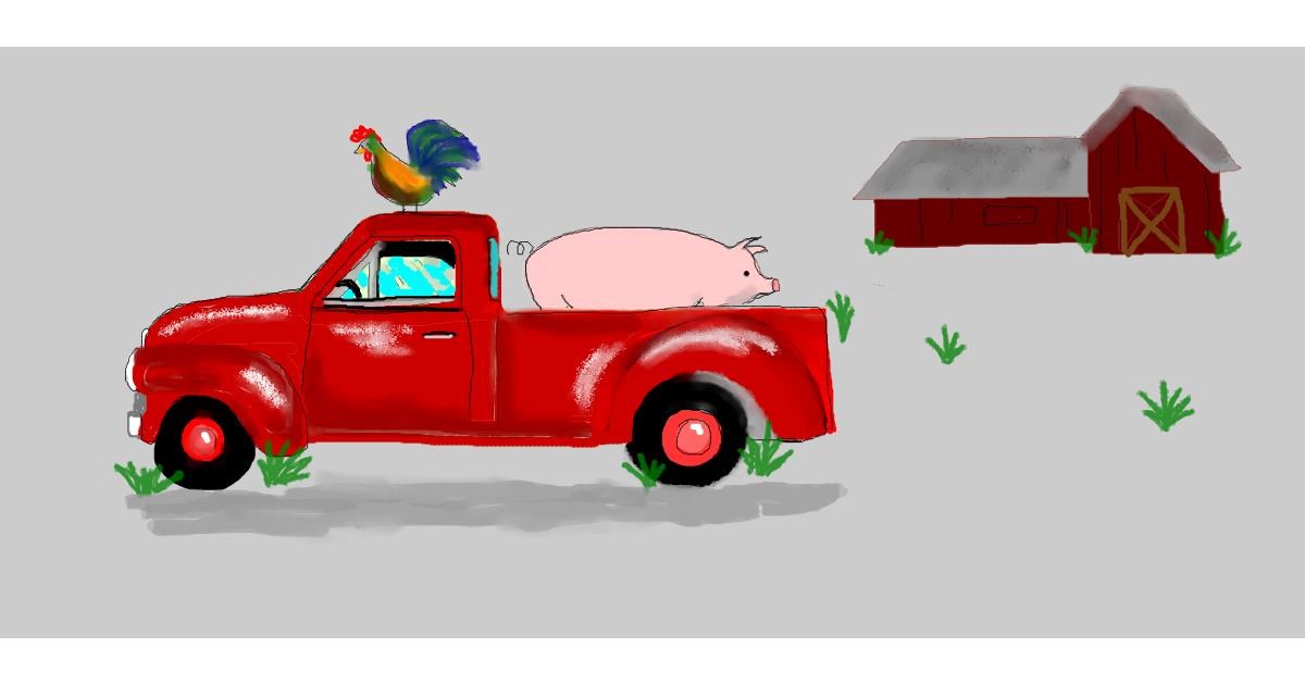 Kamion - crtež od autora: Debidolittle - Drawize galerija!