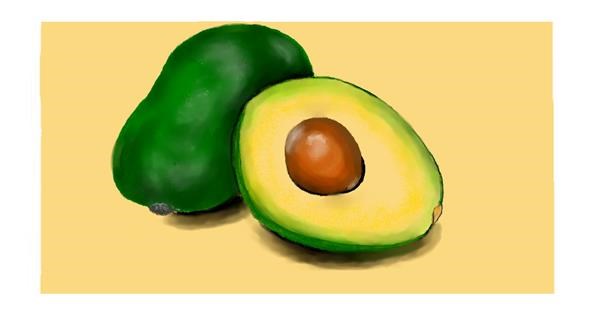 Drawing of Avocado by DebbyLee - Drawize Gallery!
