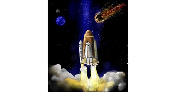Drawing of Rocket by Leah - Drawize Gallery!