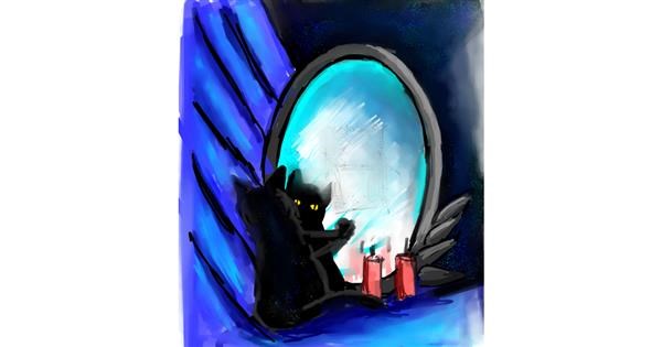 Drawing of Mirror by Mea - Drawize Gallery!