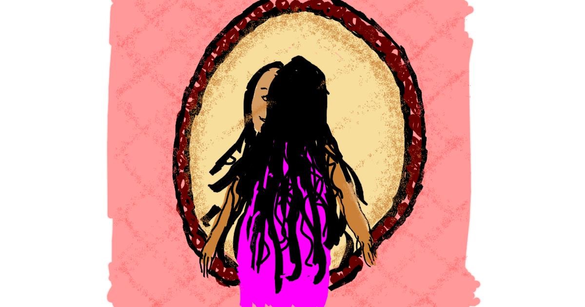 Drawing of Mirror by Cherri - Drawize Gallery!