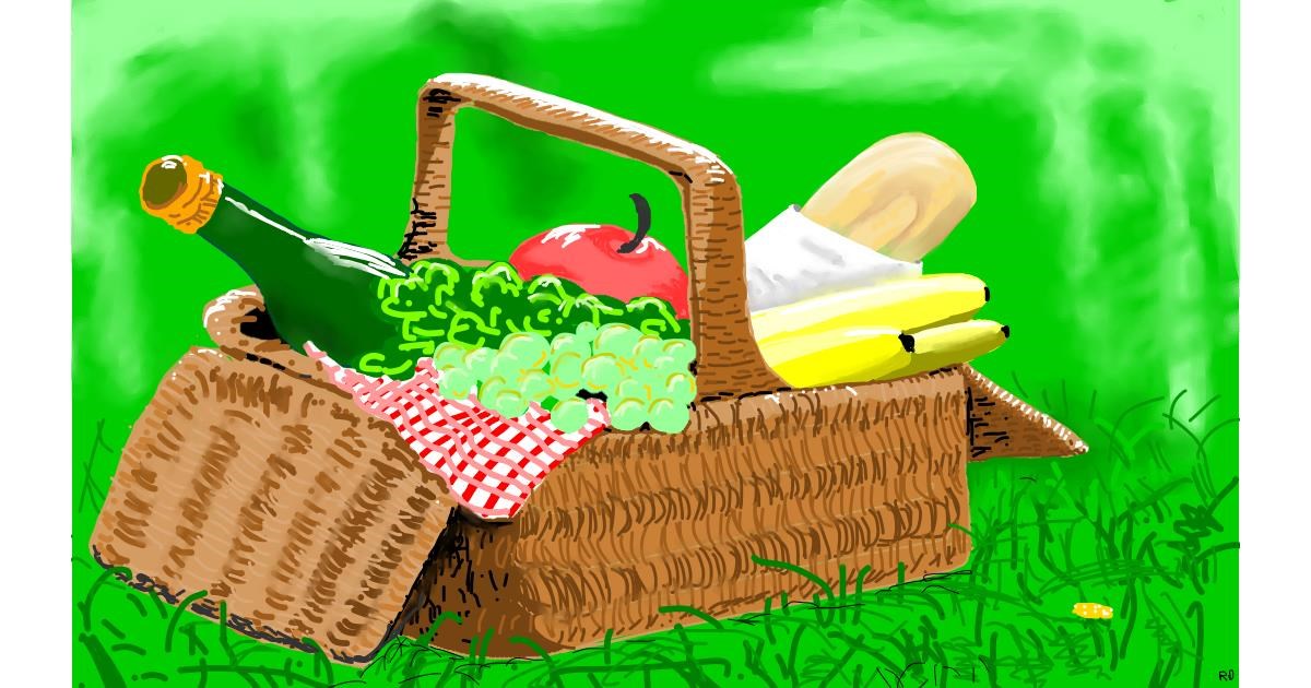 Picnic Drawing - Gallery and How to Draw Videos!