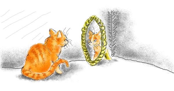 Drawing of Mirror by WindPhoenix - Drawize Gallery!