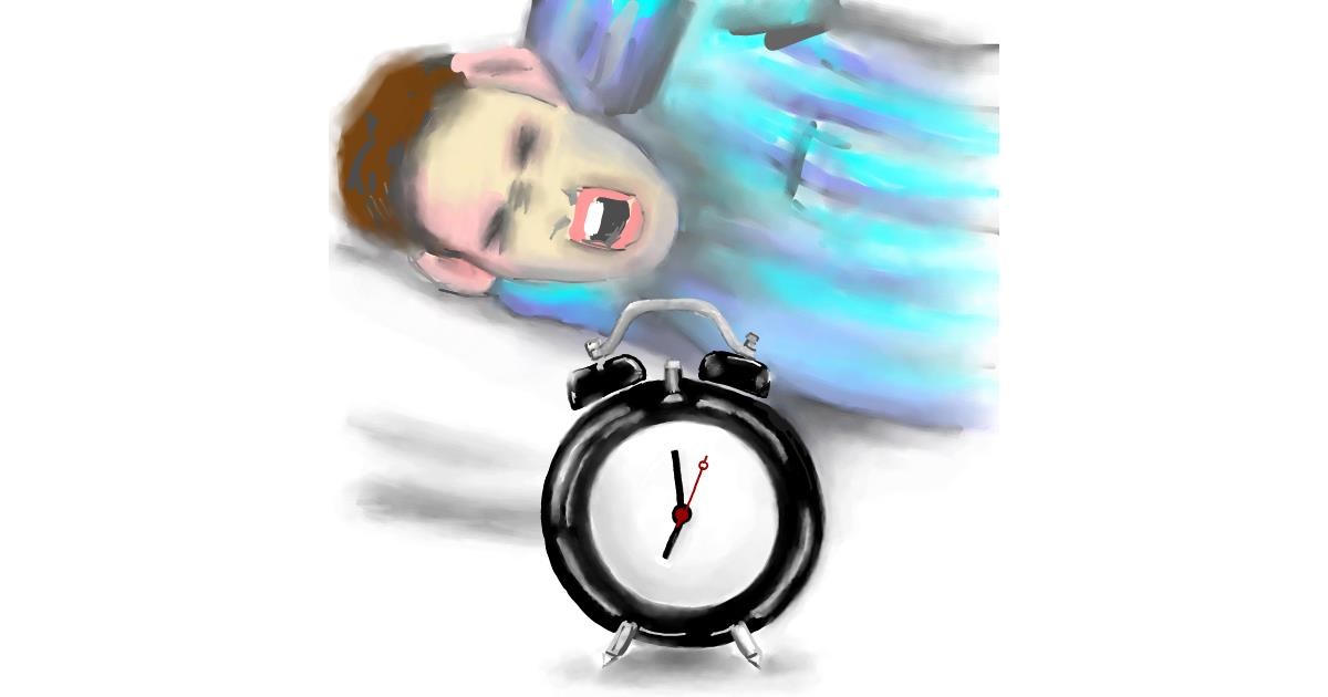 Drawing of Alarm clock by Vinci - Drawize Gallery!