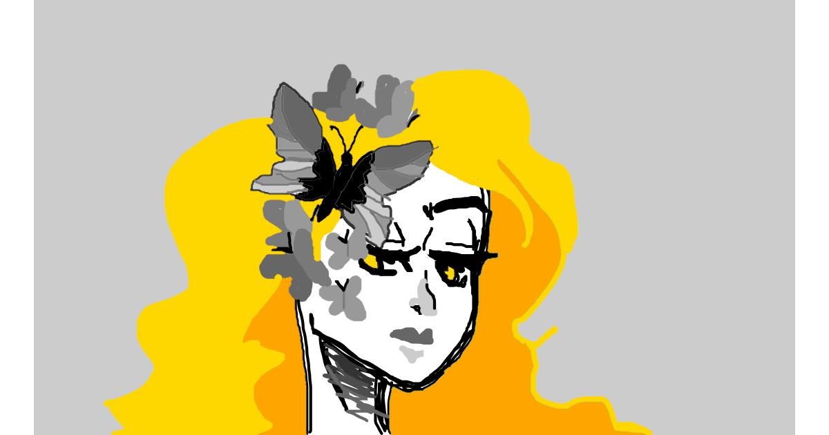 Watch melli draw Butterfly!