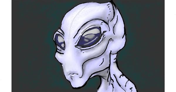 Drawing of Alien by Chipakey - Drawize Gallery!