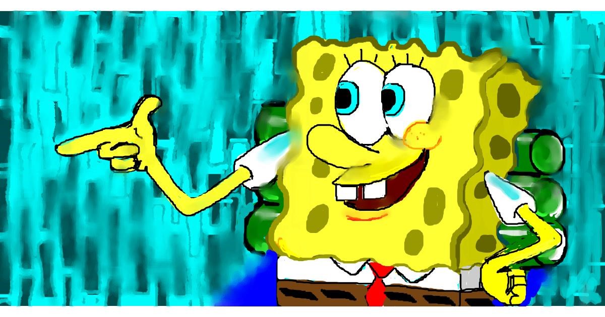 Watch Mandy Boggs draw Spongebob!